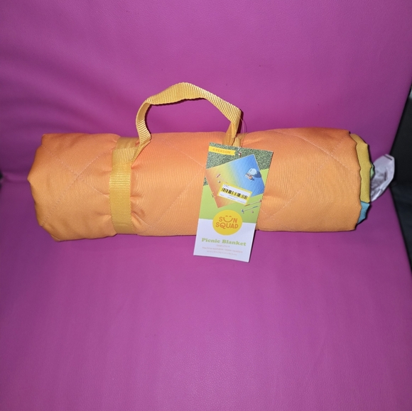 Other | Sun Squad Orange Picnic Blanket | Poshmark